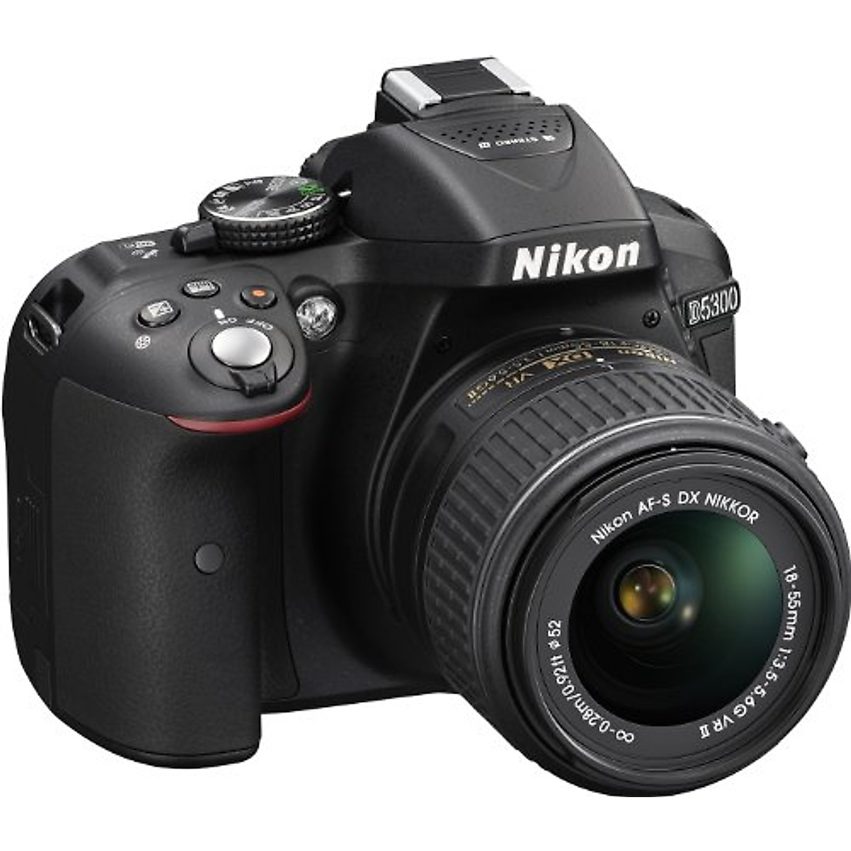 Nikon D5300 Digital SLR with 18-55mm VR II Compact Lens Kit - Black (24.2 MP) 3.2 inch LCD