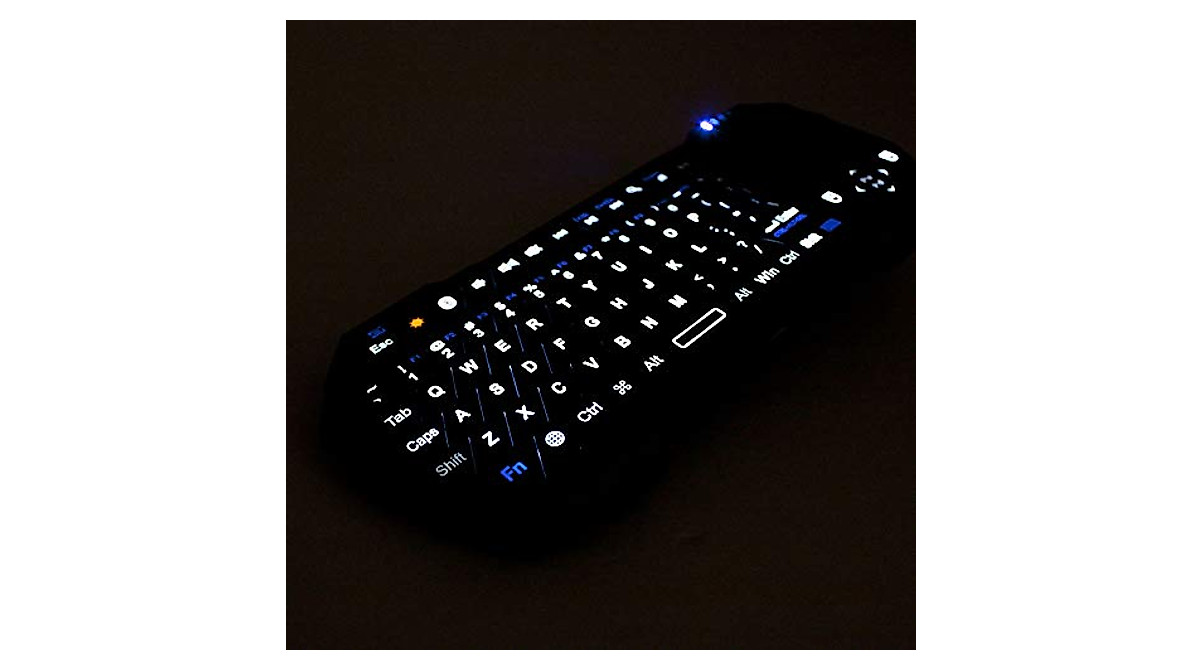Fosmon Mini Bluetooth Keyboard with Touchpad - Portable & Wireless