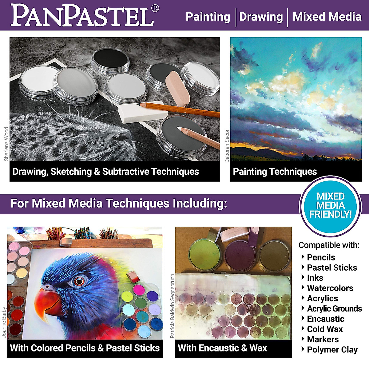 PanPastel 28005 Ultra Soft Artist Pastel, Black 280.5