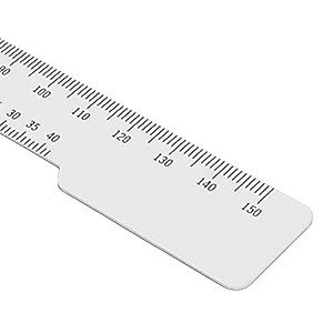 5pcs Ophthalmic PD Ruler Pupil Distance Measuring Ruler Clear Data Marking Smoothing Edges Pupillary Distance Ruler for Hospitals