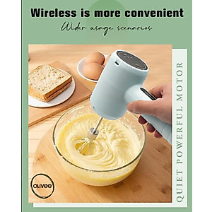 Electric Hand Mixer Egg Beater USB Rechargeable
