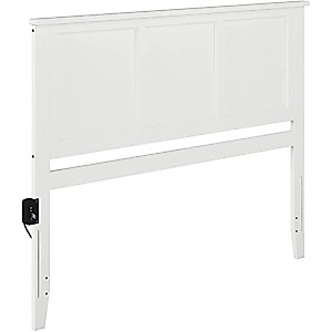 Leo & Lacey King Panel Headboard in White
