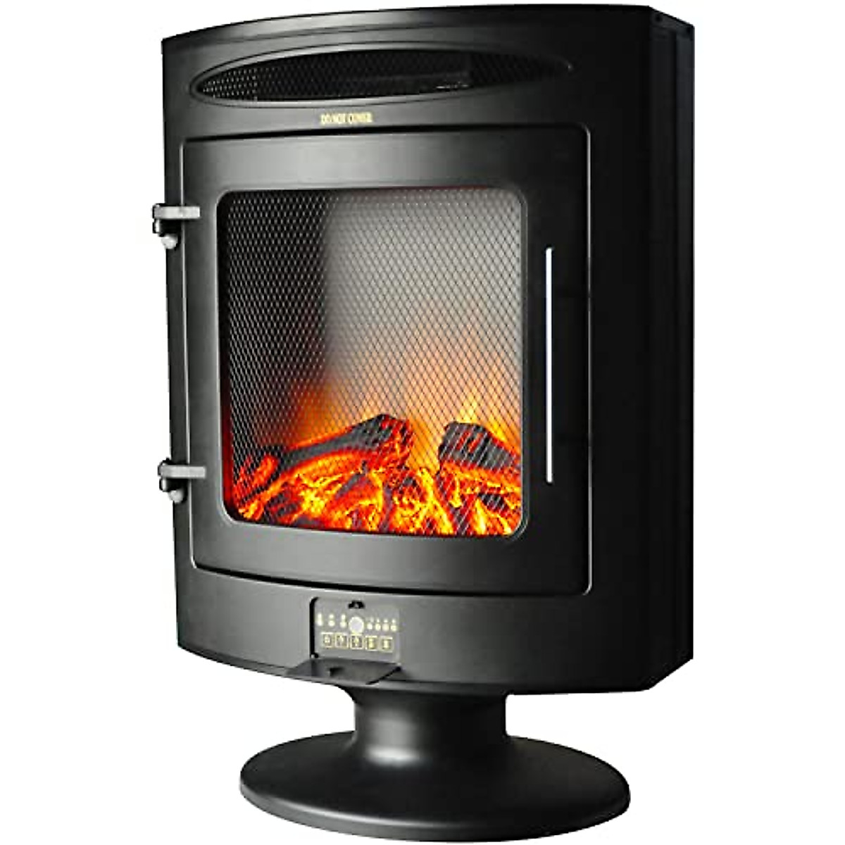 Cambridge 20 In. Free Standing Electric Fireplace, 1500W, with Realistic Log Display, and Adjustable Heater