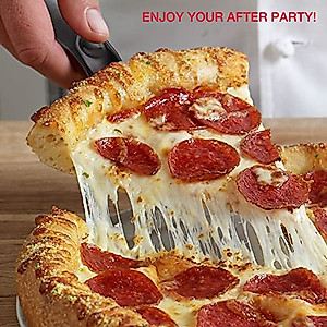 Black Disposable Plastic Pie Server – 72 Pack 10 Inch Disposable Cake Spatula for Easy Cleanup – Serving and Cake Cutter in One Utensil – Convenient Serving Utensils for Cakes and Pizzas