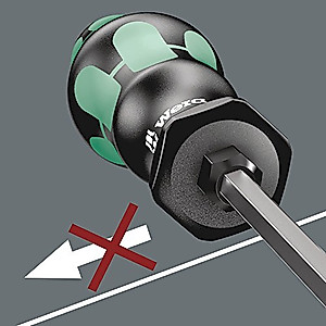 Wera 05007680001 Kraftform Plus 334 SK/6 Screwdriver Set and Rack, Lasertip, 6-Piece