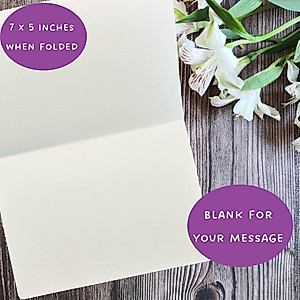 Artistic Havanese Greeting Card with Envelope (7X5 Inches, Blank Inside for All Occasions) for Birthday, Get Well, Sympathy, Thinking of You and Thank You messages - 250