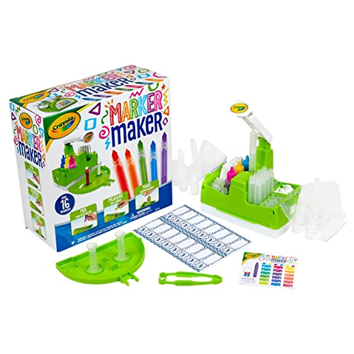 Crayola Marker Maker, DIY Kids Crafts, Create 16 Markers for Kids, Arts & Crafts Kit, Gift for Girls & Boys, Ages 7+