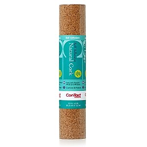 Con-Tact Brand Cork Roll, Self-Adhesive, 12" x 4'