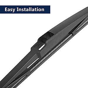 X AUTOHAUX Car Rear Windshield Wiper Blade Arm Set for Chrysler Pacifica 2016-2020 14 Inch