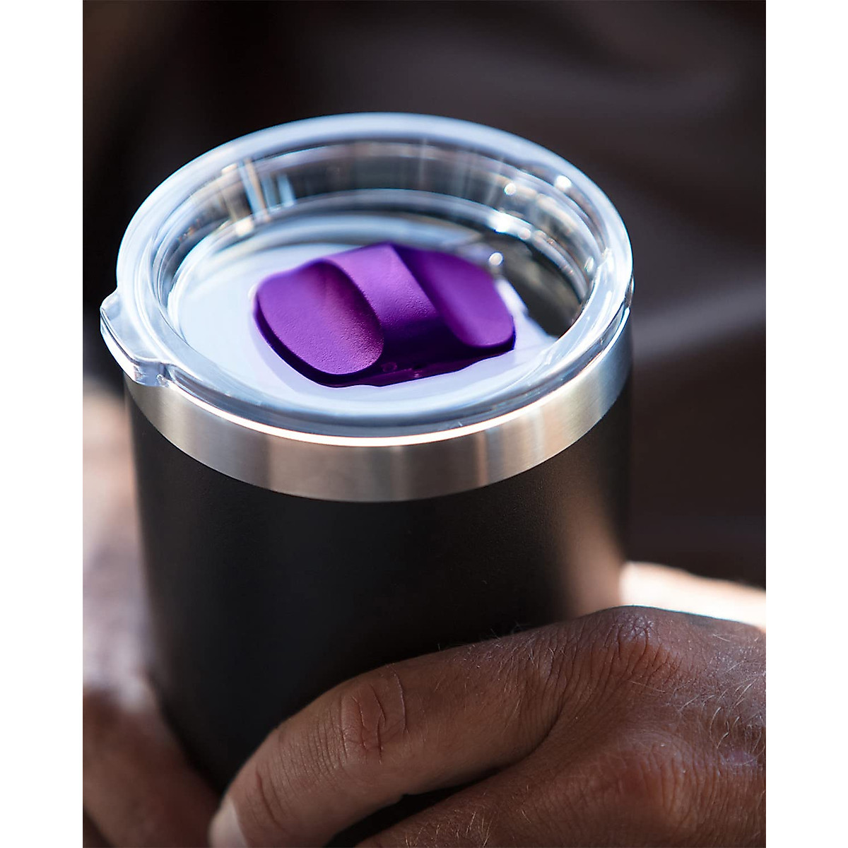 Fking Multi-Color Replacement MagSlider for Yeti Rambler Lids, 4 Pack, Fits 10oz, 16oz, 20oz, 26oz, 30oz Magnetic Tumbler Lids (Aqua/Orange/Purle/Pink)