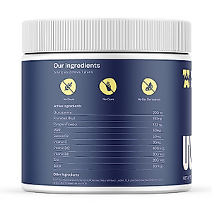 Willo All-in-1 Multifunctional Supplements for Dogs - with Glucosamine, Omega 3's, Essential Vitamins | Joint Support, Gut & Immune Health, Skin & Coat, Heart Health | 90 Soft Chews