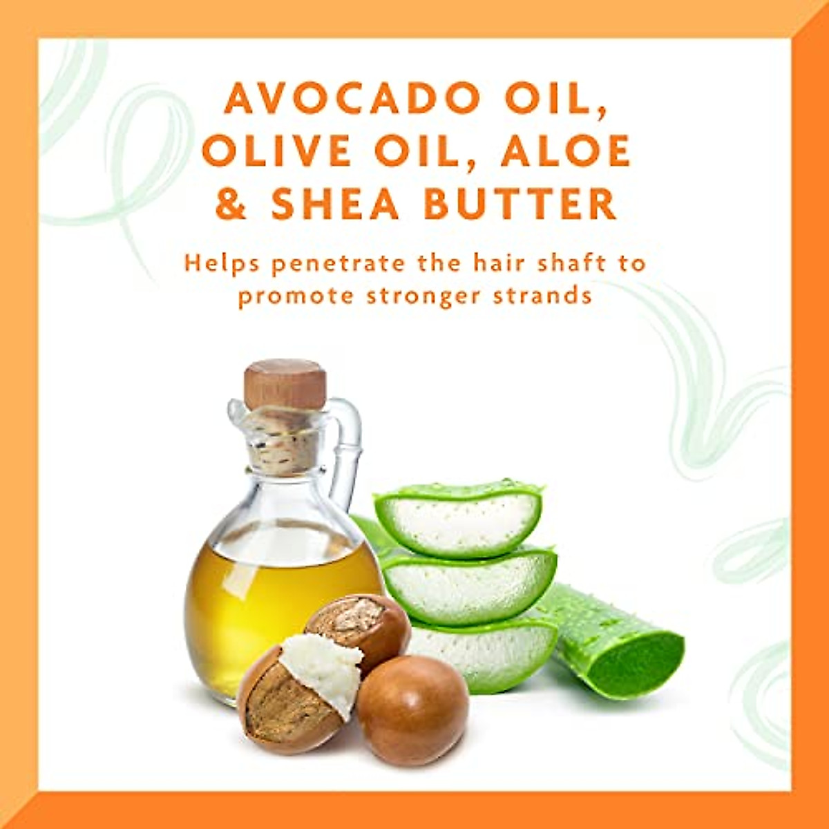 Cantu Avocado Hydrating Repair Leave-In Conditioning Cream, 12 Ounce