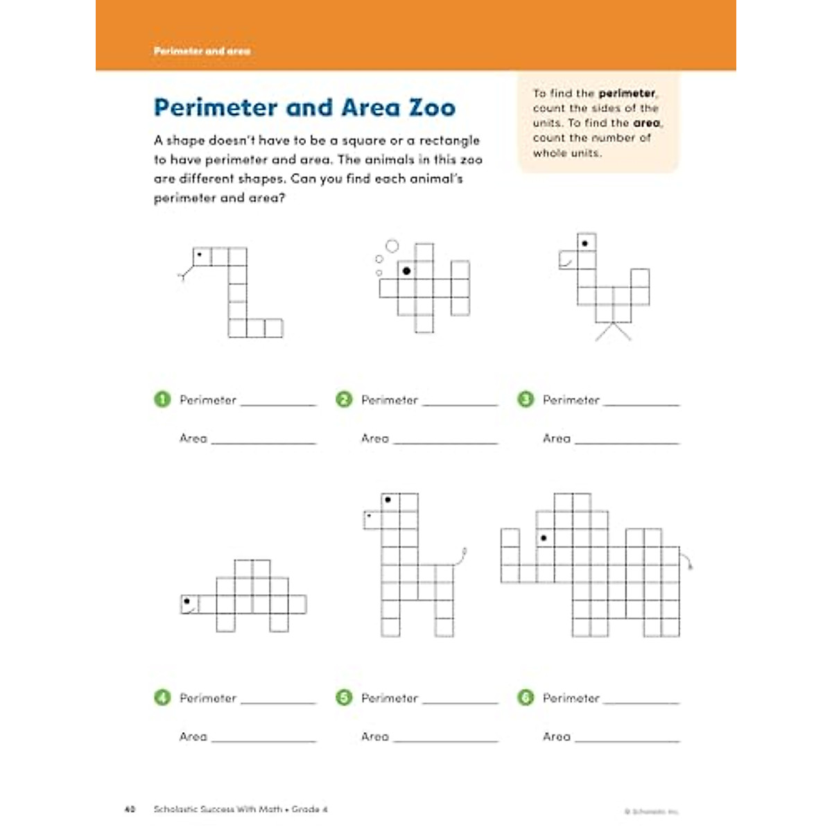 Scholastic Success with Math Grade 4 Workbook