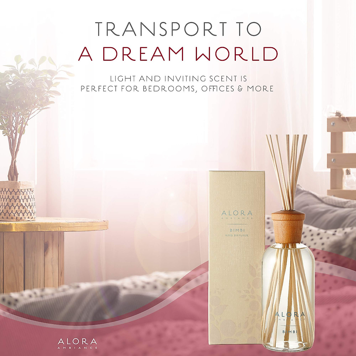 Bimbi Reed Diffuser 16oz diffuser by Alora Ambiance