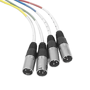 Seismic Audio - SAXT-8x15M - 8 Channel 15' XLR Male to 1/4" TRS Snake Cable