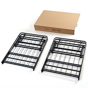 Best Price Mattress New Innovated Box Spring Platform Metal Bed Frame / Foundation, California King