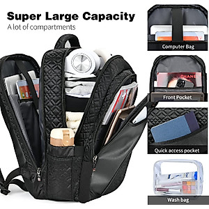 BAGNN 15.6'' Laptop Backpack for Men & Women, Birthday Gifts College Backpack with USB Charging Port, Carry on Backpack for Airplanes