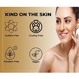 Night Glow Facial Serum – With Hyaluronic Acid, Collagen & Vitamin C | Skin Brightening, Reduces Fine Lines, Wrinkles, dark spots, Heals & Repairs Skin by LuxeMocha (1.7 fl oz)