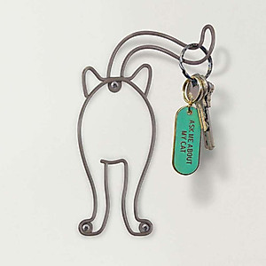 Genuine Fred Howligans Wire Hanger Key Hook - Cat (5252989)