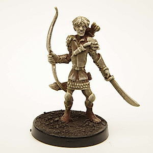 Stonehaven Miniatures Elf Ranger Figure (for 28mm Scale Table Top War Games) - Made in USA