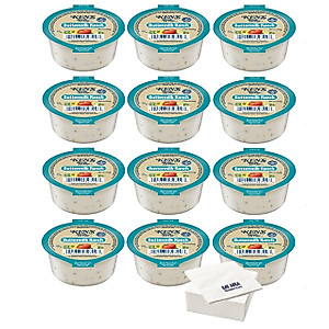 Ken's Steakhouse Salad Dressing Cups, 1.5oz Cups, Pack of 12 (Buttermilk Ranch) with Bay Area Marketplace Napkins