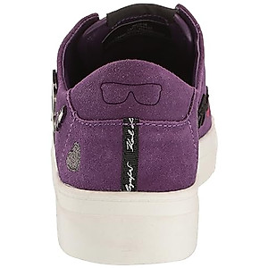 Karl Lagerfeld Paris Cate Shoes – Sneakers for Women with Iconic KLP Pins, Violet, 8