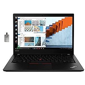 Lenovo 2022 Thinkpad T14 14" WQXGA FHD IPS 300 nits Business Laptop, Intel Core i5-1235U, 16GB RAM, 512GB PCIe SSD, Backlit Keyboard, Fingerprint Reader, Win 10 Pro, Black, 32GB SnowBell USB Card