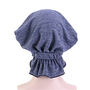 Hijab Cancer Chemo Stretchy Cotton Hat Turban Cap Cover Hair Loss Head Scarf Wrap Pre-Tied Headwear Strech Bandana