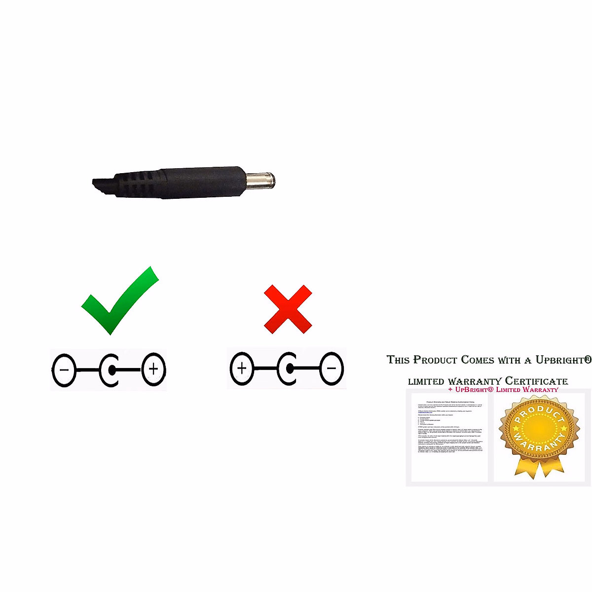 UpBright 12V AC/DC Adapter Compatible with Briggs and Stratton B&S BS B4177GS 705927 0G5744 Generac Generator 0G9449 Battery Charger 030426-0 Jump Starter MW48-1200750 Westinghouse WGen7500 WGen7500DF
