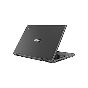 ASUS 11.6'' LCD HD（1366 x 768） Rugged Chromebook CR1 Intel Celeron N5100, 1.1 GHz, 8GB, 32GB eMMC, UHD Graphics, Chrome OS, Dark Gray, Webcam, Bluetooth, Wi-Fi 6 + Accessories