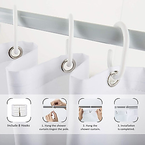 Riyidecor Small Stall Shower Curtain Ombre Get Naked 36Wx72H Inch Black White Texture Single Cool Abstract Funny Fashion Modern Unique Urban Trendy Polyester Waterproof Home Bathroom Decor Fabric