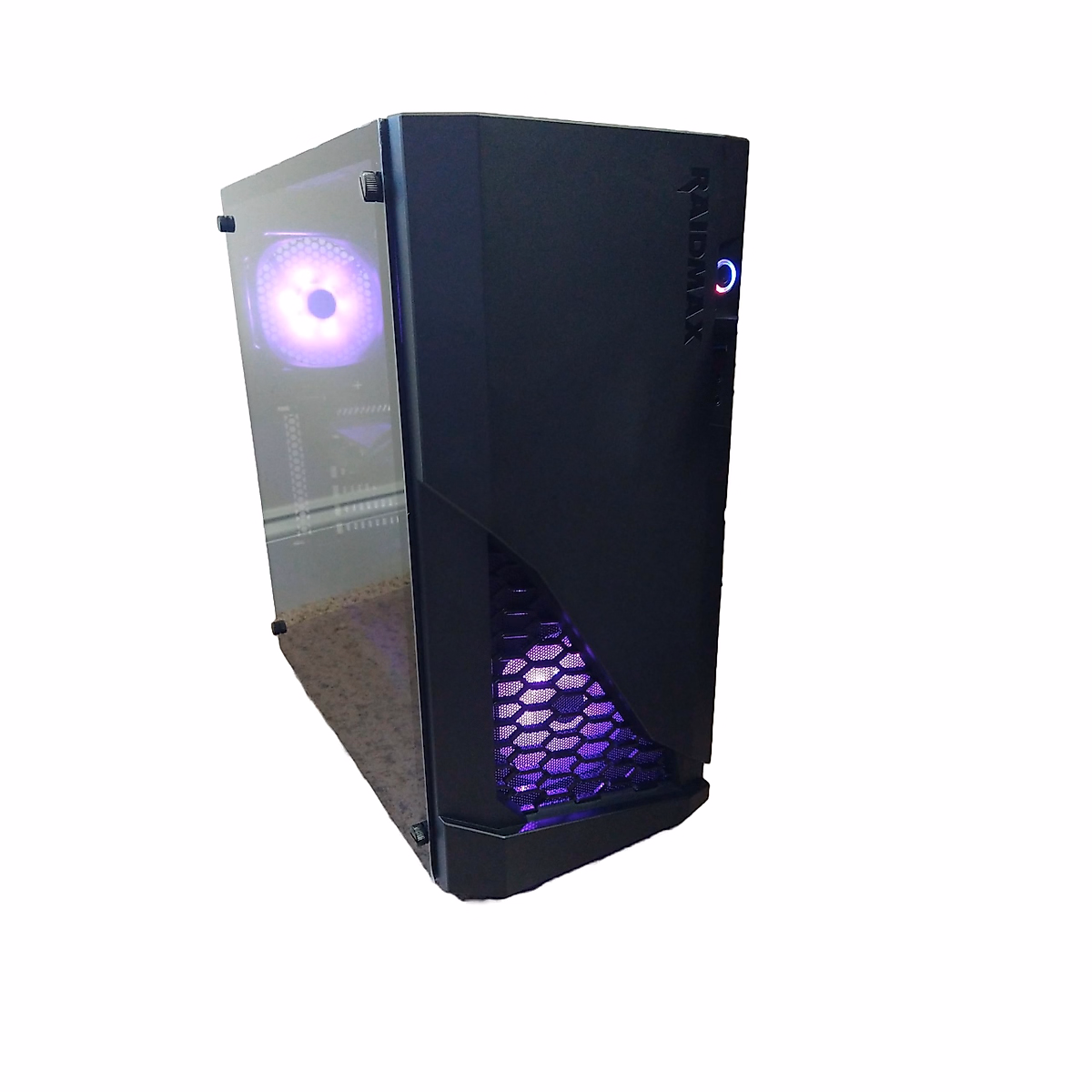 Centaurus Scorpius Gaming Computer - Intel i7-12700K 12-Core, Liquid Cooler, Radeon RX 7800 XT, 32GB RAM, 512GB NVMe SSD + 2TB HDD, Windows 11, WiFi, Glass, RGB | 4K VR Ready PC for Gamers