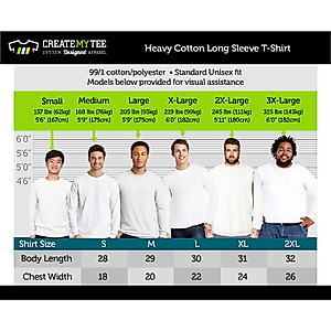 CreateMyTee | Emporia State University Long Sleeve T-Shirt (Gold, Large)