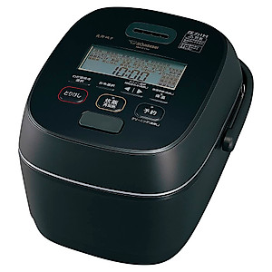 Zojirushi NW-PT10-BZ Rice Cooker, Pressure Induction Cooking Jar 100V Only Japanese Only Shipped from Japan (1L Black (NW-PT10-BZ))