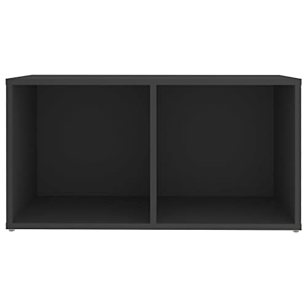 vidaXL TV Stand 2 Pcs, TV Stand for Living Room, Sideboard with Storage, TV Console Media Unit Cupboard, Modern Style, Gray Engineered Wood