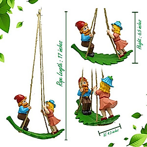 By Mark & Margot - Garden Gnomes Outdoor Statues Lawn Gnome Christmas Decorations - Beautiful Funny Handmade Gnome Garden Sculpture for Home or Yard Pefect Garden Decor As Holiday Art Gnome Gifts.