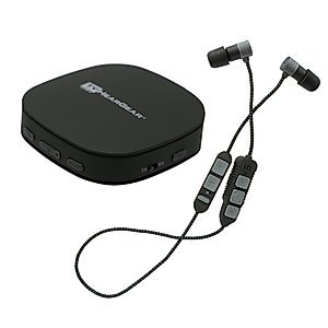 TV HearGear - Bluetooth Wireless TV Streamer with High-Definition Earphones - Stream TV, Music & Calls - 30-Foot Range, 8+ Hour Battery Life, Rechargeable