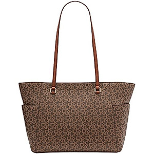 DKNY Casual Bryant Pocket Tote Handbag, Mocha/Caramel