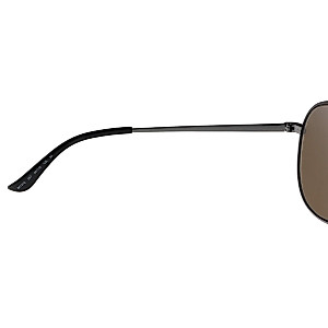 Salvatore Ferragamo Aviator Sunglasses SF131S 067 Gunmetal/Cocoa 60mm 131