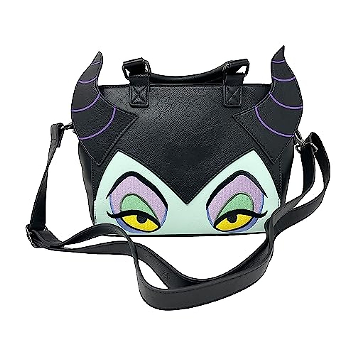 Loungefly Disney Maleficent Sleeping Beauty Crossbody Satchel Handbag Purse