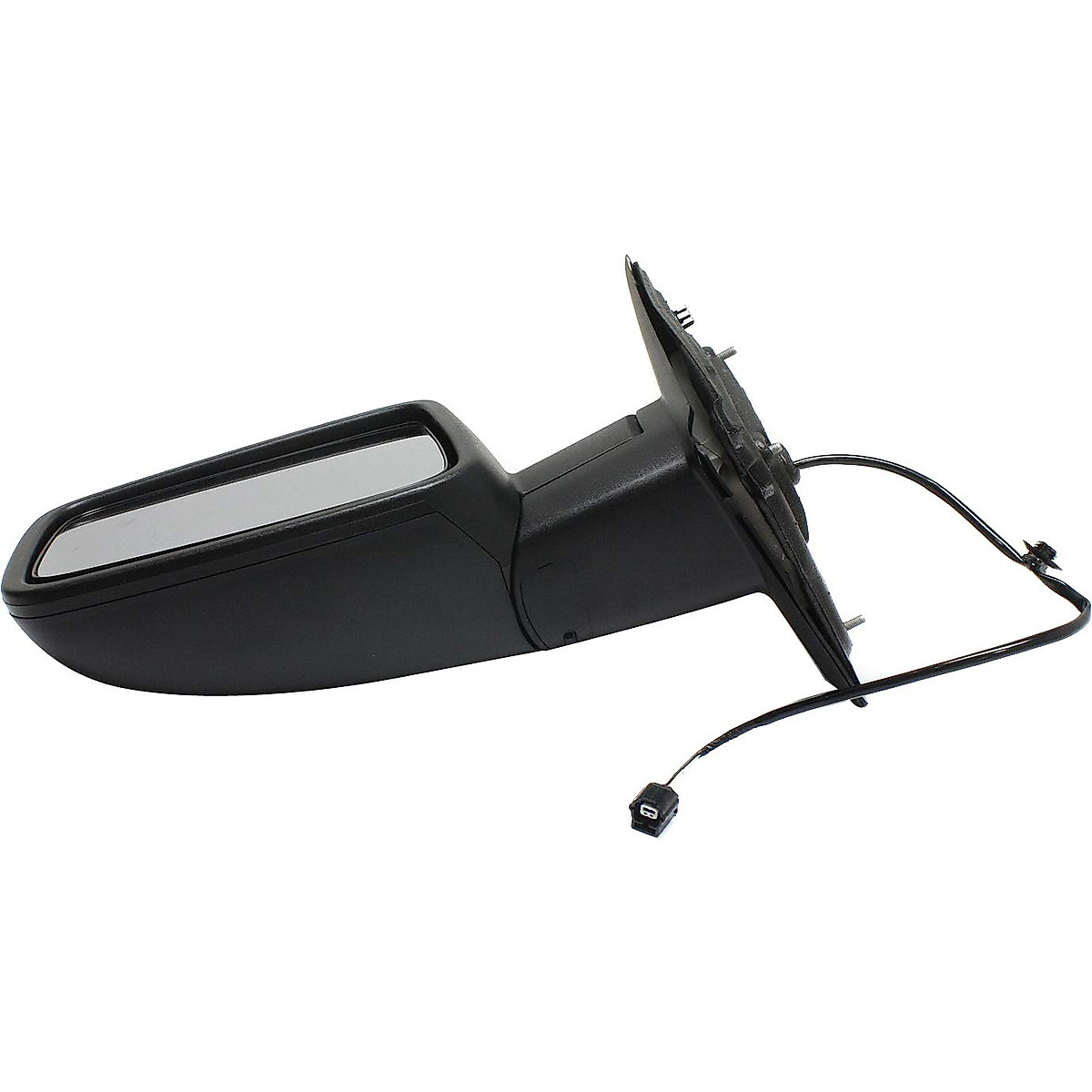 Kool Vue Driver Side Non-Electric Mirror for Ram 1500 2013-2018 Manual Fold Without Signal Light, Blind Spot Light, Memory & Puddle Lamp Textured w/o Towing Package