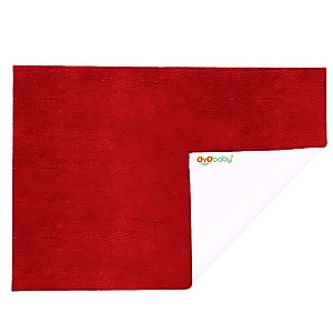 OYO BABY Waterproof Crib Sheet - 28" x 20" Maroon