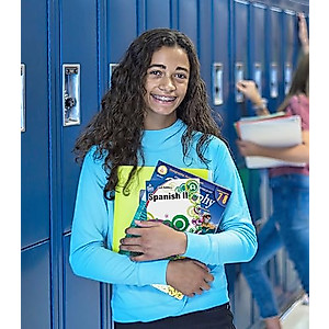 Carson Dellosa Skill Builders Level 2 Spanish Workbook for Kids Grades 6-8, Spanish Vocabulary Builder for Kids Ages 11-14, 6th– 8th Grade Spanish Workbook, Learn Spanish Parts of Speech, Time & More