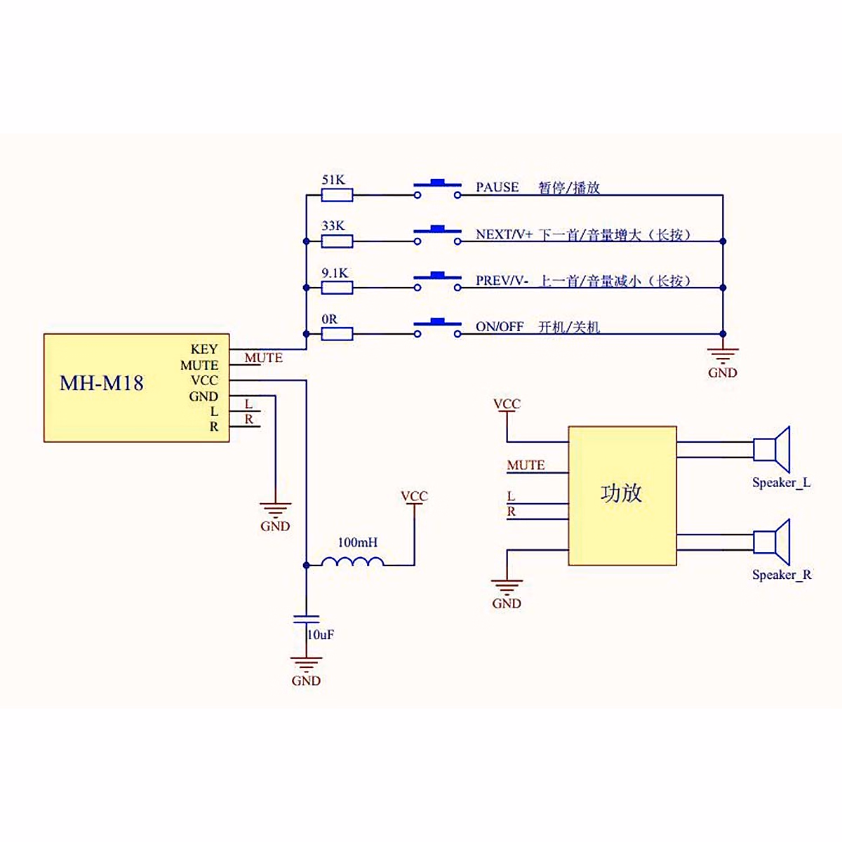 HiLetgo 3pcs M18 Wireless Bluetooth MP3 Audio Receiver Board BLT 4.2 mp3 Lossless decoder Bluetooth 4.2 Audio Receiver Board Wireless Stereo Sound Module