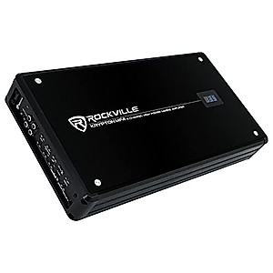 Rockville Krypton MF4 2400w Peak / 600w RMS 4 Channel Marine Amplifier Boat Amp