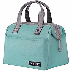 Large Insulated Lunch Bag for Women Men Leakproof Lunch Tote Bags Cooler Bag for Work Travel Adult Thermal Lunch Bags for Office -10L Lunchbox - Mint Green