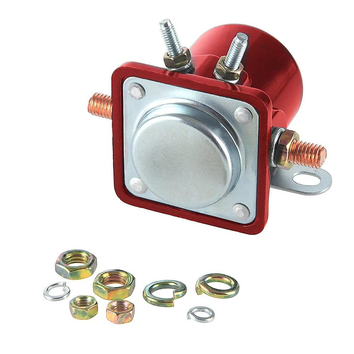 MIDIYA New Ford Hot Rod Starter Relay Solenoid 12V Heavy Duty SW3 Fits Most Ford 1956-up and Replaces B-6A-11450A,C6AF,C7AF,C3912, C9AF,D2AF11450AA 50-430