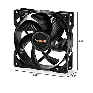 be quiet! Pure Wings 2 92mm PWM Premium Low Noise Cooling Fan | Black | BL038