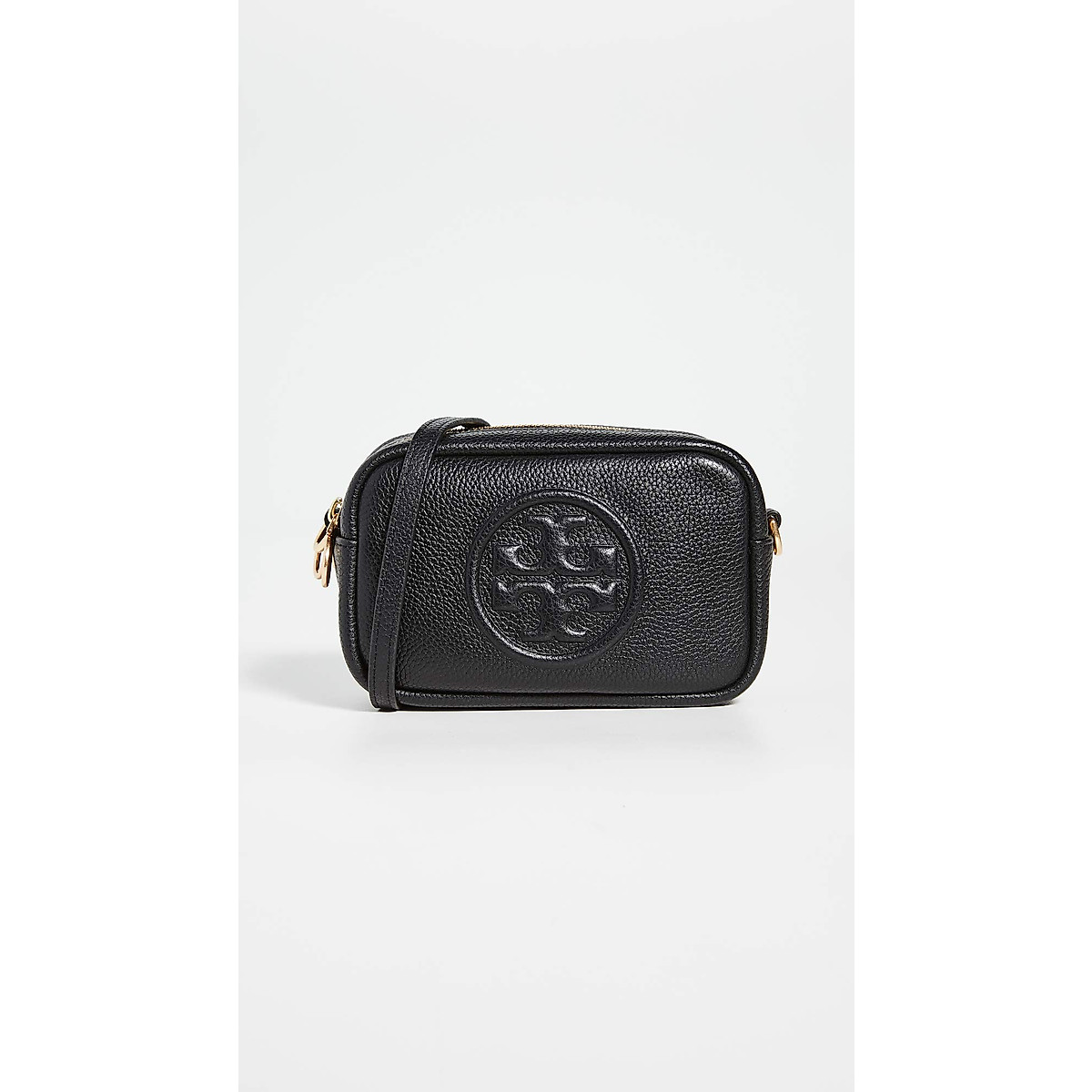 Tory Burch Women's Perry Bombe Mini Bag, Black, One Size