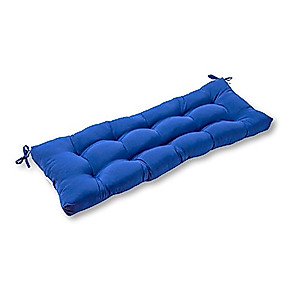 Greendale Home Fashions 44-inch Outdoor Swing/Bench Cushion, 1 Count (Pack of 1), Blue